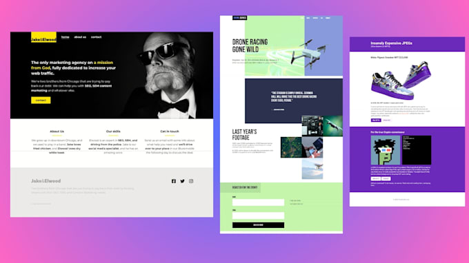 Create an eye catching landing page masterpiece just for you by Chirag ...