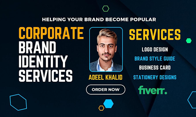 Design corporate brand identity minimalistic logo design and stationery ...