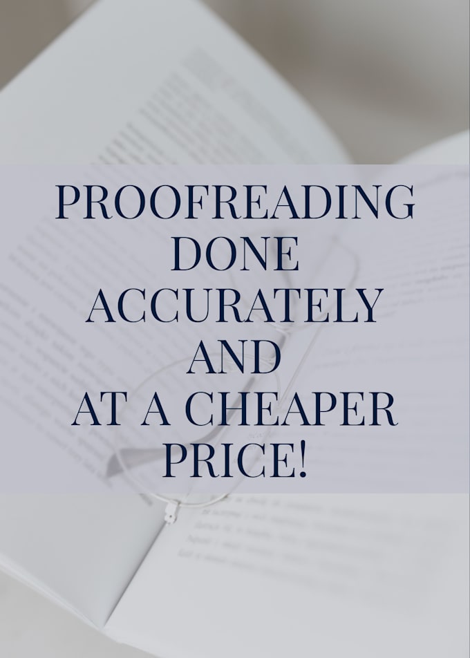 Proofread your documents fast and accurately by Timothy_fondo | Fiverr
