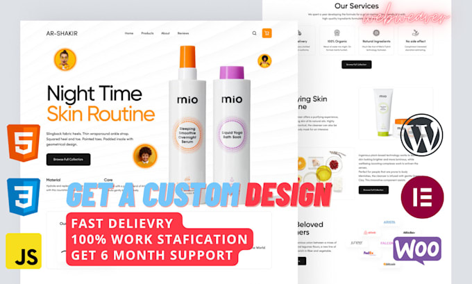 Design modern website with html , css , javascript by Saifi033 | Fiverr