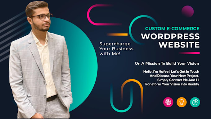 Design, develop fast ecommerce responsive wordpress website by Nafeeljawed | Fiverr