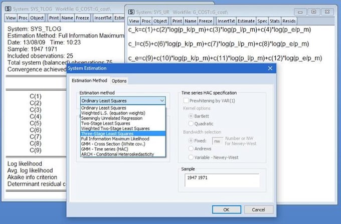 Do data analysis on eviews excel and spss by Saraasif745 | Fiverr