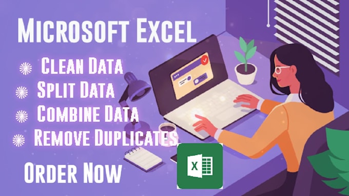 Clean, organize and merge excel or csv data by Excel_starsuper | Fiverr