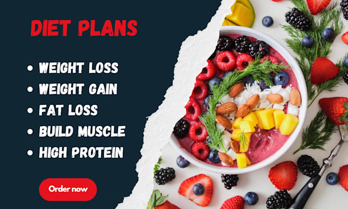 Be your nutritionist creating weight loss and gain diet plans by ...