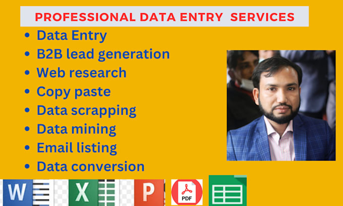 Do professional web research, b2b lead generation,email list by Alrazib1983 | Fiverr