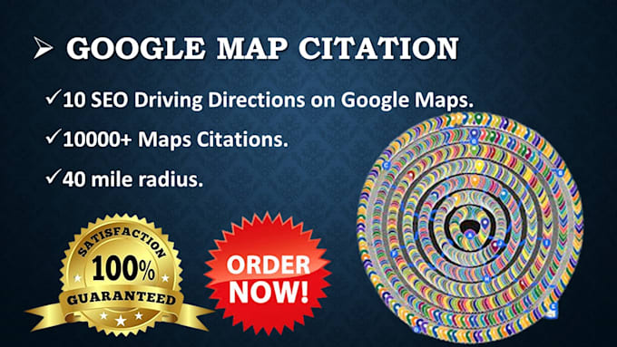 Manually add 10500 citations to the google maps for local search ...