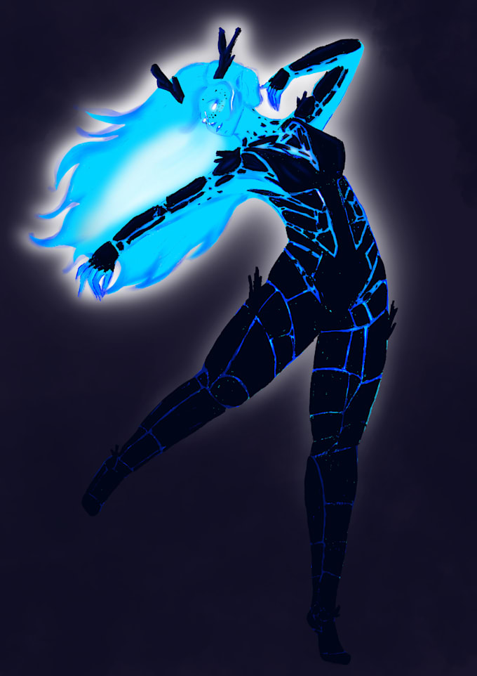 Eu vou desenhar seu personagem by Thaistaldivo | Fiverr