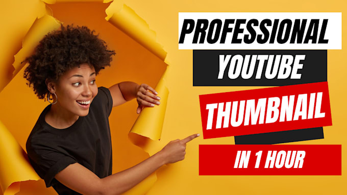 Create best youtube thumbnail design with title for you by ...