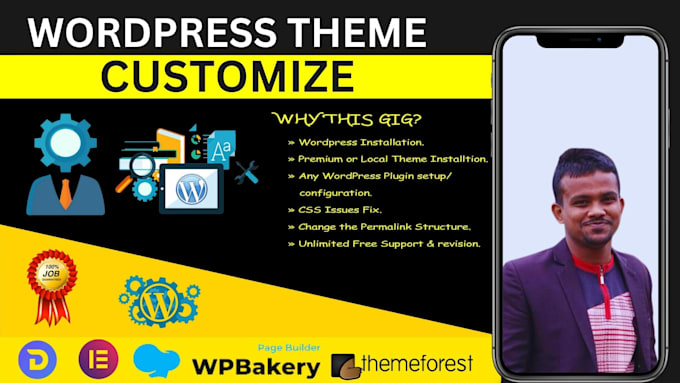 Install Theme Wordpresstemplate And Customization By Sshahin202 Fiverr