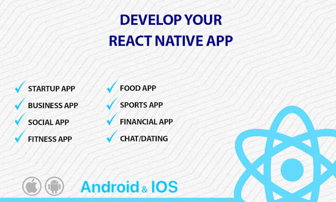 Develop Ios And Android Mobile App Using React Native By Dev Sidran