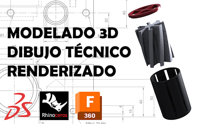 Modelar en 3d, realizar dibujo técnico y renders by Mateomoreno291 | Fiverr