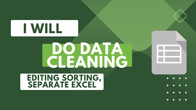 Do data cleaning, editing sorting, separate excel or cvs by ...