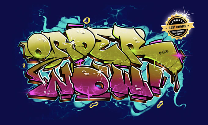 Create awesome custom graffiti for your logo or merchandise by Adhi300 ...