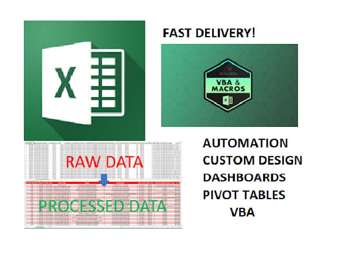 Do Anything Involving Automation Excel Macros And Vba By Automationproz Fiverr