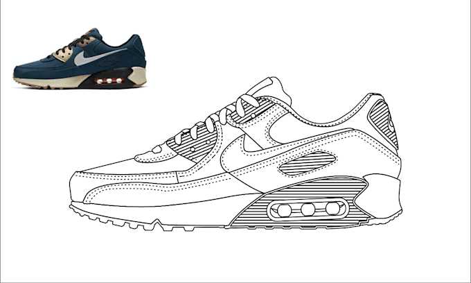 To be drawing a detailed vector outline object by Andisde | Fiverr