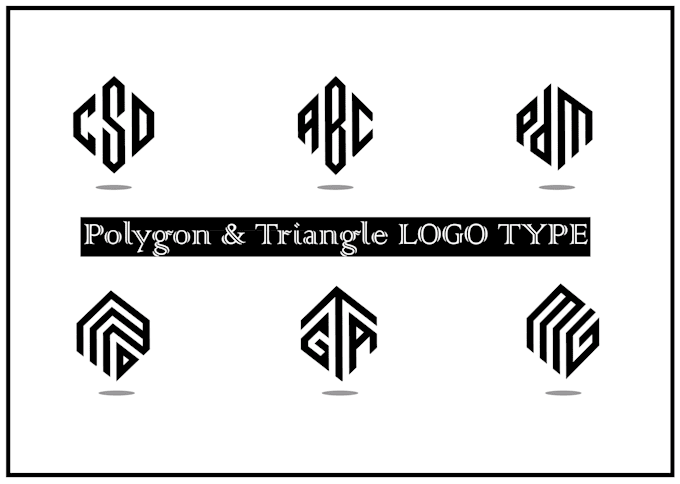 Do polygon and triangle type logo design for you by Fahimulsadid | Fiverr