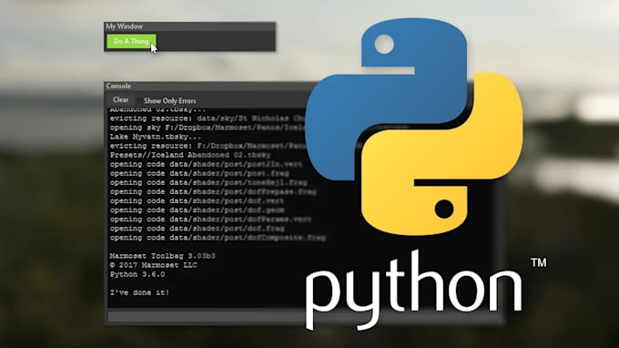 Code your script project in python by Florian_bil | Fiverr