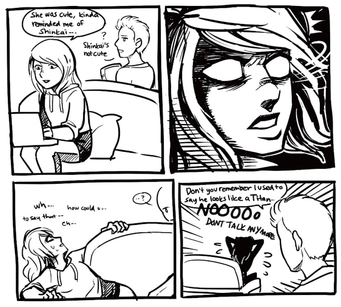 Draw comic strips and full pages for your funny or dead serious comic ideas by Mirarauhalinna ...