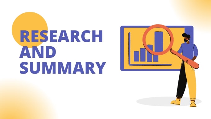 Conduct thorough research and quality summary writing by Ushnakhann ...