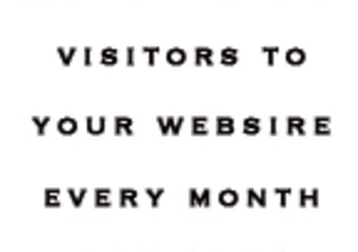 Show you how to get 1 million visitors to your website every month for ...