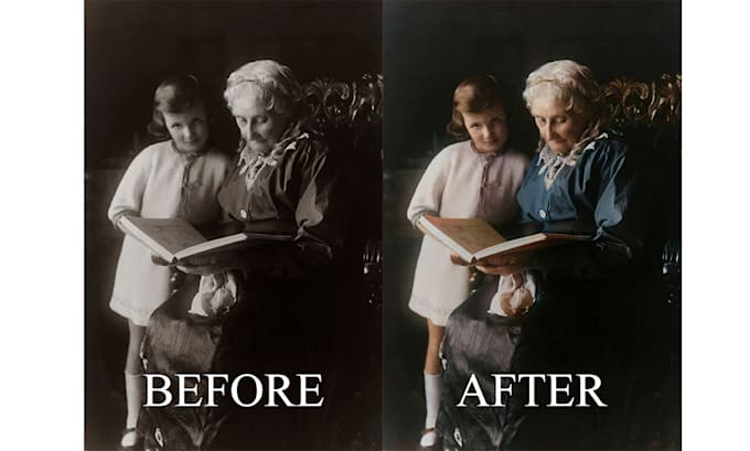 Do photo restoration, colorize, repair old damaged photos by ...