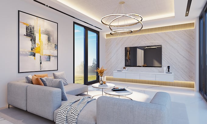 Create photorealistic interior design visualization by Timdrafter | Fiverr