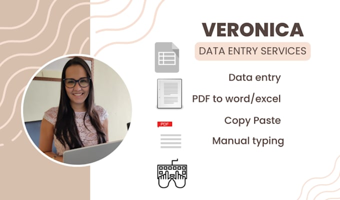 Help you with projects of data entry copy paste organized pdf by Veronicahgd | Fiverr