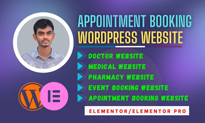 Build a appointment booking website using wordpress by Najmulhasan28 | Fiverr