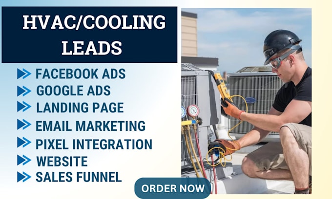Generate hvac leads cooling leads hvac website hvac sales funnel by ...