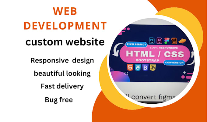 Convert Your Psd To Responsive Html Css Js And React Custom Website 
