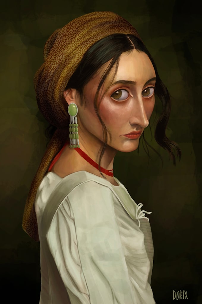 Make vibrant digital portraits that capture your essence by Dorsa0w0 ...