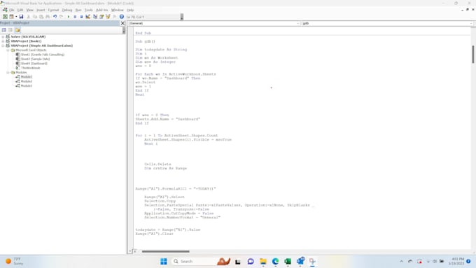 Automate Your Business Processes Through Vba In Excel By Loganscheffler