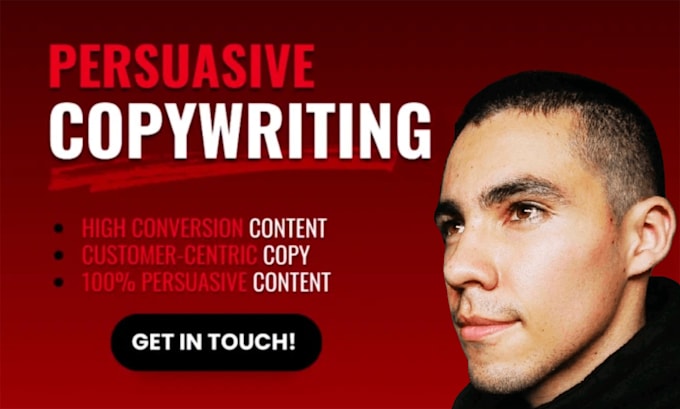 Create persuasive and creative copywriting immediately by Cristhianovi ...