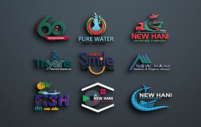 Design 5 minimal professional and luxury modern 3d logo in 20 hours by ...