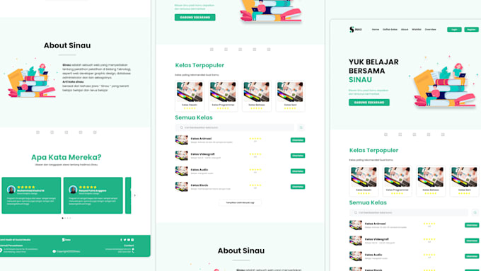 Ui ux design for website course learning by Khoirulwahyudin | Fiverr