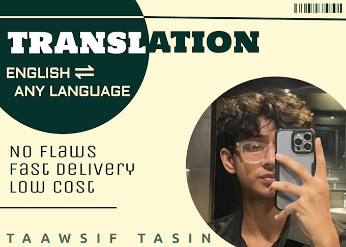 Translate your document from any language to another by Taawsif_tasin ...