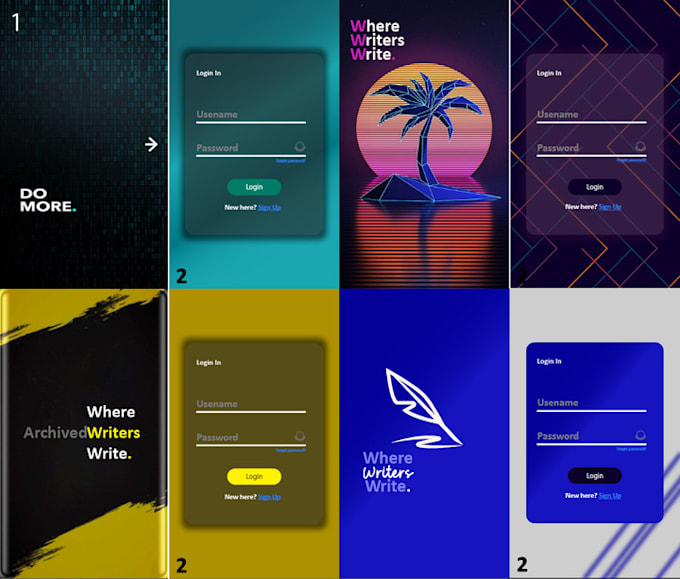 Crate ux and ui design on softer by Aunkazmi10 | Fiverr