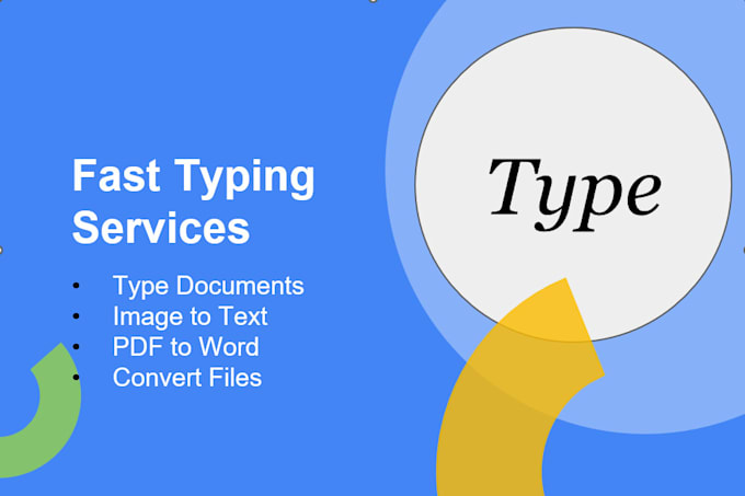 Fast type any document by Shreyshrestha01 | Fiverr