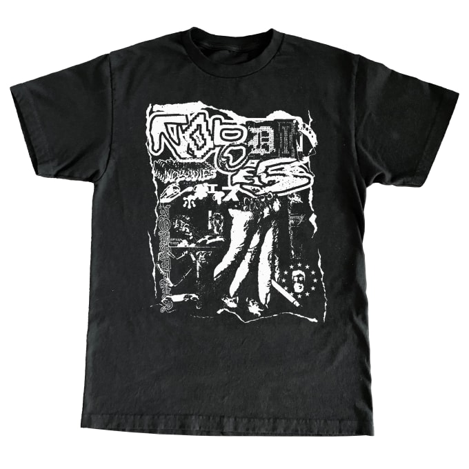 Design a custom hardcore punk collage tshirt by Royshiloh | Fiverr