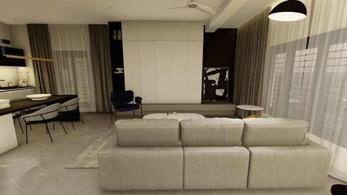 Create photorealistic interior design visualizations by Prajwalhc007 | Fiverr