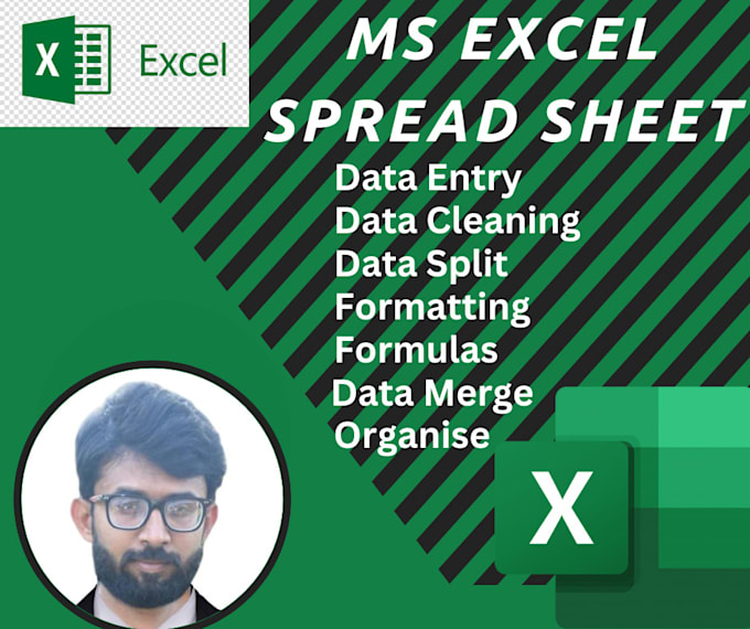 Excel Data Entry Cleaning Split Merge Formating Formulas By Mobi Jutt