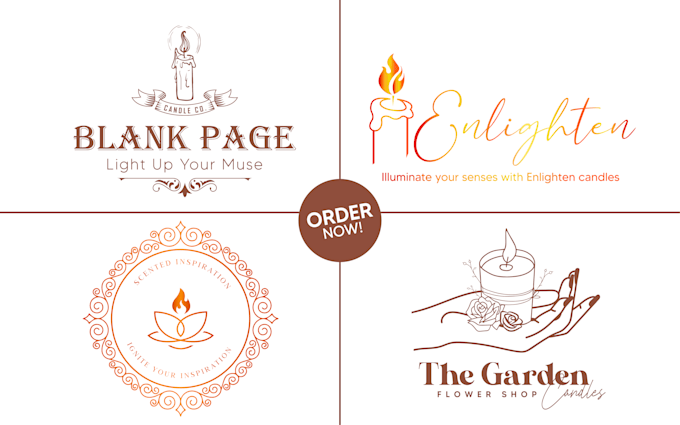 Do an eye catchy candle amazing logo design by Mbdesigns786 | Fiverr