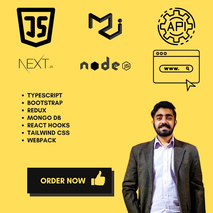 Be your web developer using next js, react js and node js by Razibutt428 | Fiverr