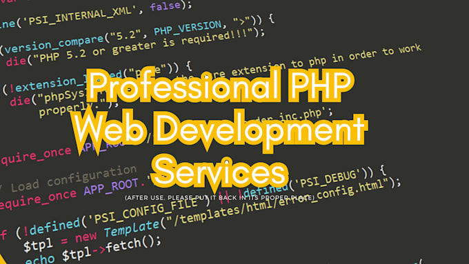 Provide professional php web development services by Salesinnovadors | Fiverr