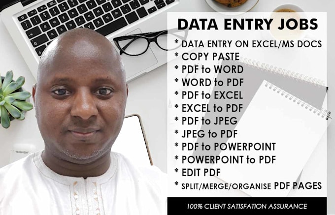 Perform data entry, copy paste jobs, convert files by Izubairu | Fiverr