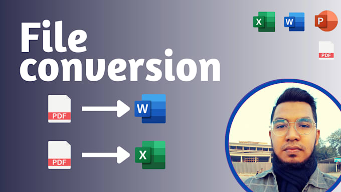 Convert pdf to ms word, ms excel, and ms powerpoint by Tahrimsadman ...
