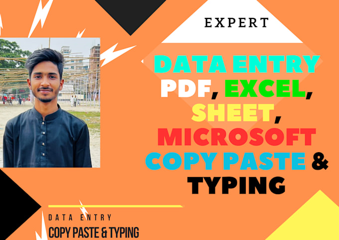 Do data entry pdf excel sheet typing etc by Sohelahmed713 | Fiverr
