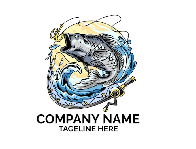Create a distinctive, timeless, and copyrighted fish food logo or ...