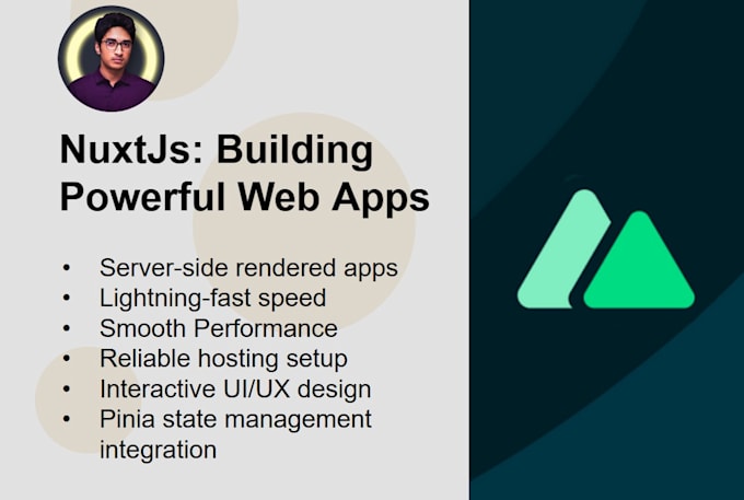 Create powerful nuxtjs web apps by Iammuttaqi | Fiverr