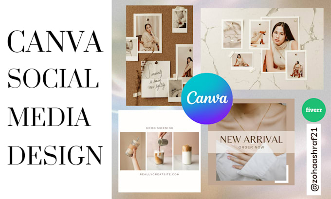 Create amazing socia media design using canva by Zohaashraf210 | Fiverr